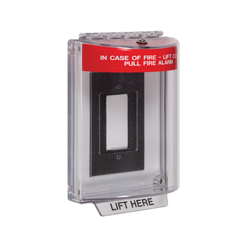 STI Universal Stopper® Fire Alarm Covers, Enclosed flush back box ...